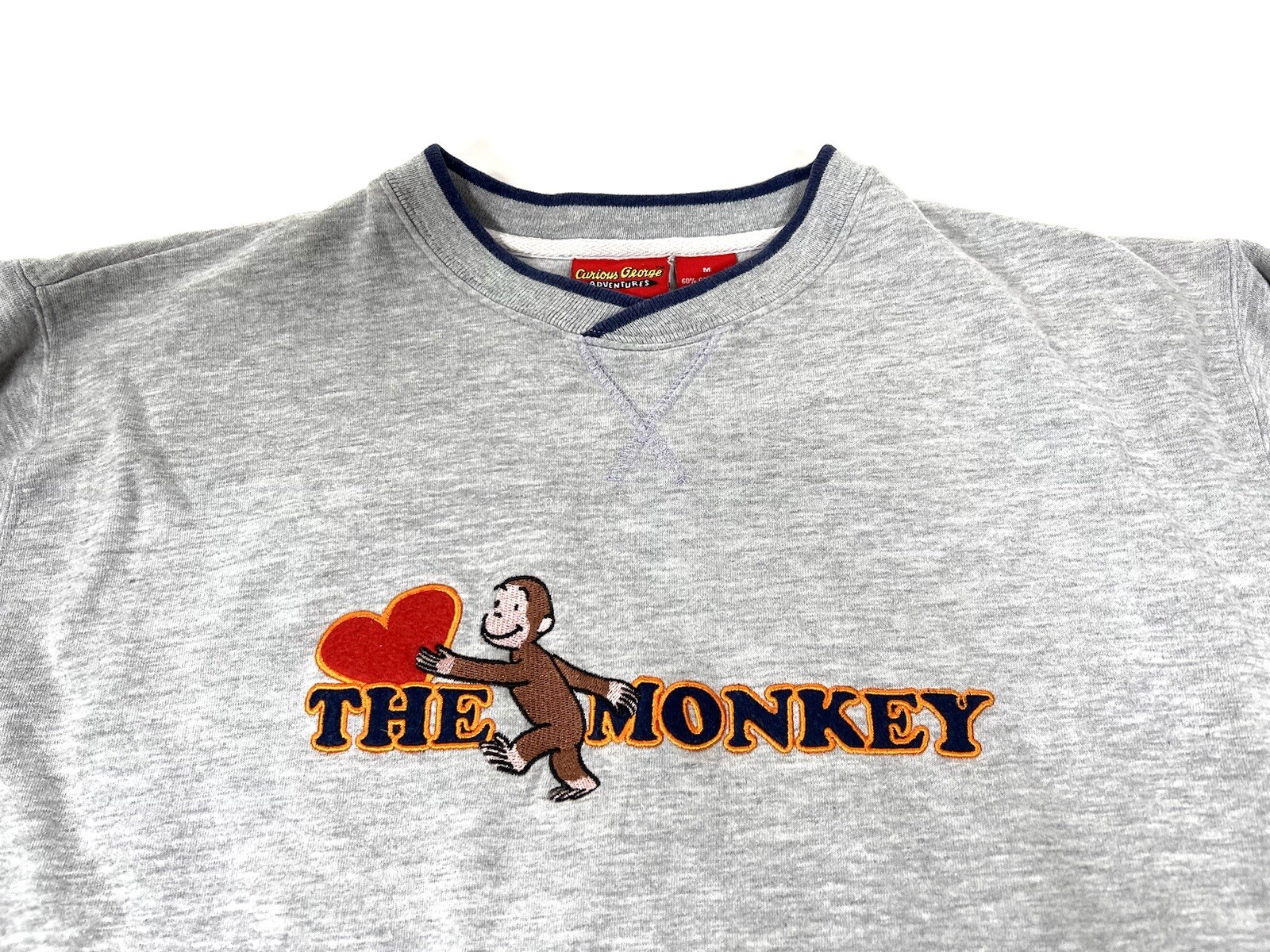 Vintage Curious George Adventures Sweatshirt Little M… - Gem