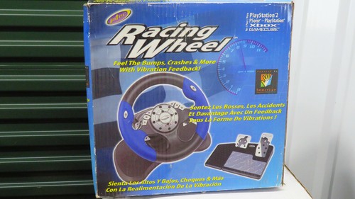 Intec Gaming Racing Wheel & Pedals Gamecube Playstation 2,Playstation ...