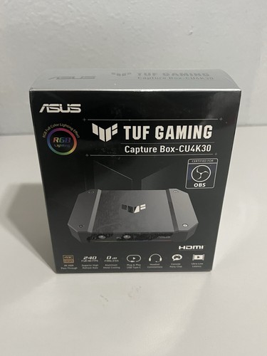 ASUS TUF Gaming Video Capture Card(CU4K30) 4K/2K/1080p120, Near-Zero ...