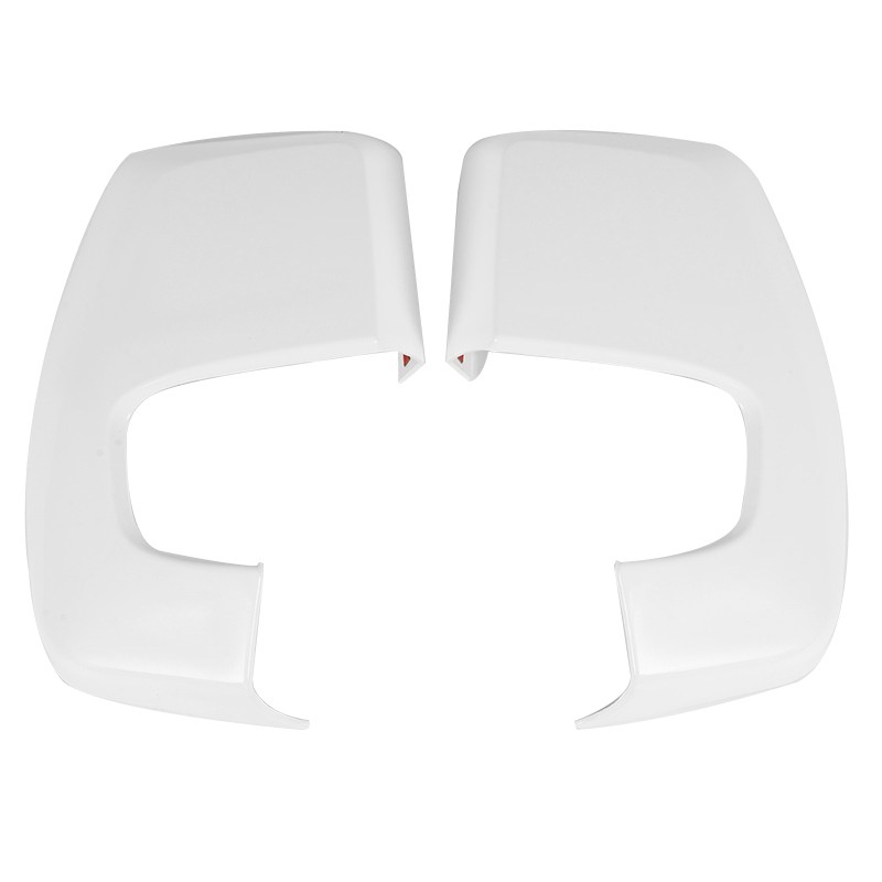2X GLOSS WHITE WING MIRROR COVER CAPS TRIM FOR FORD TOURNEO TRANSIT ...