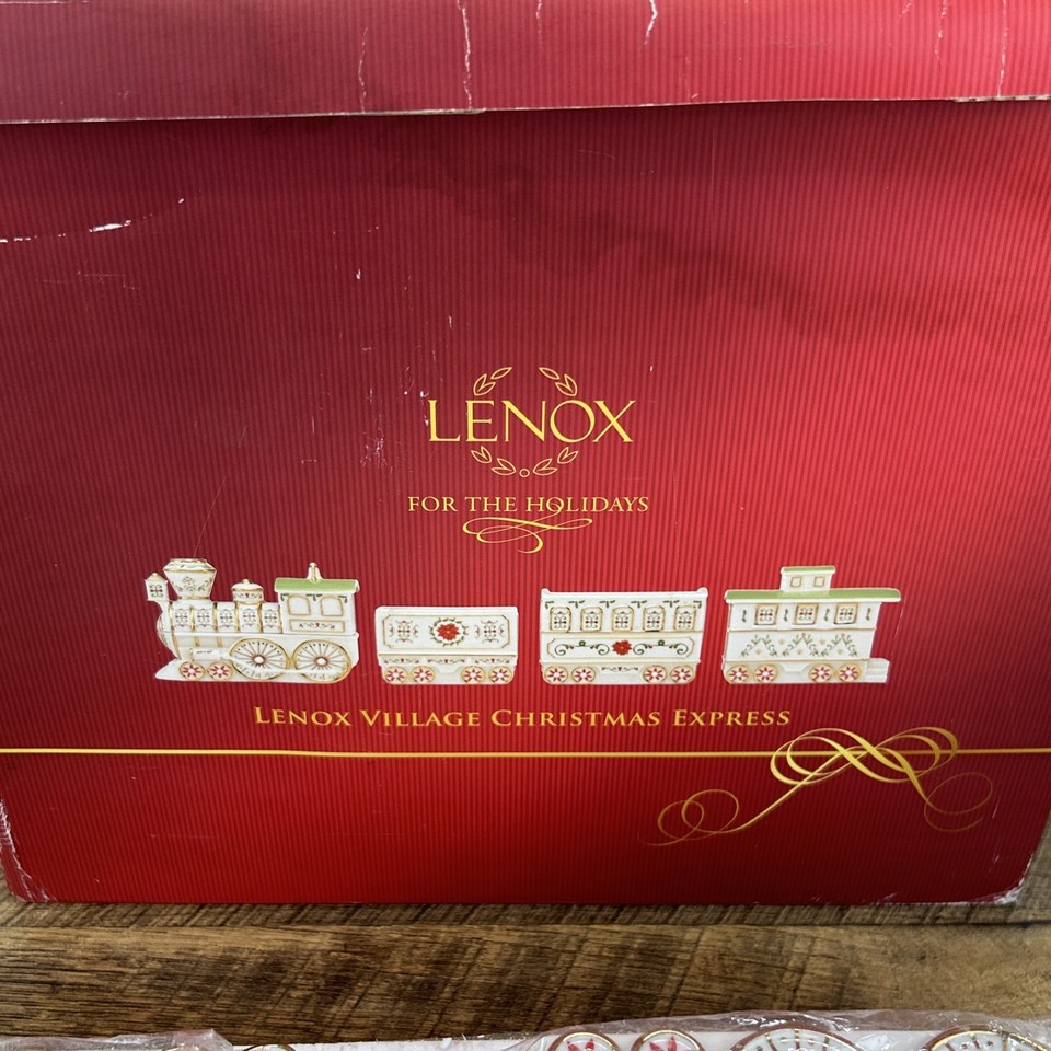 Lenox Village Christmas Express SKU #810949 Holidays Engine Caboose ...