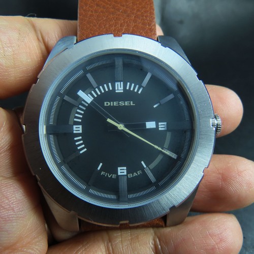 All Steel Diesel Modern Shape WR 5 Bars Quartz Men Watch | eBay