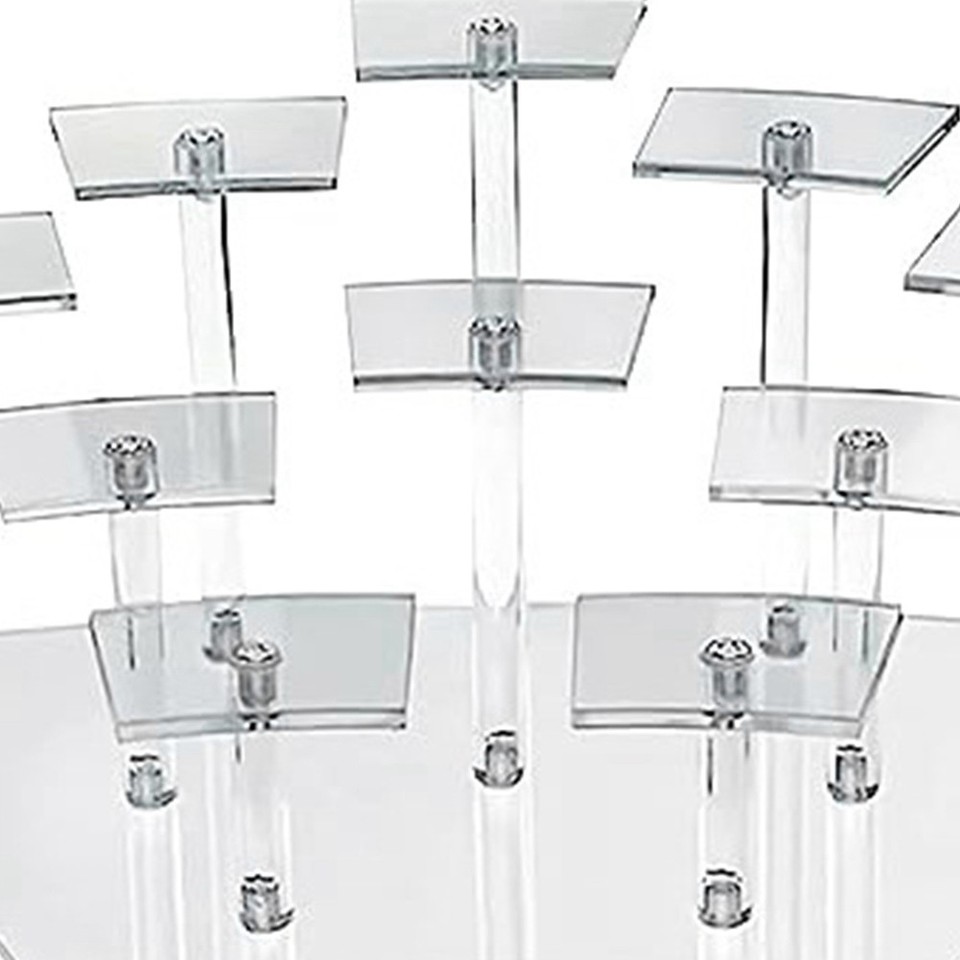 10 Seats Desktop Tiered Riser Display Stand for Dessert Stand ...