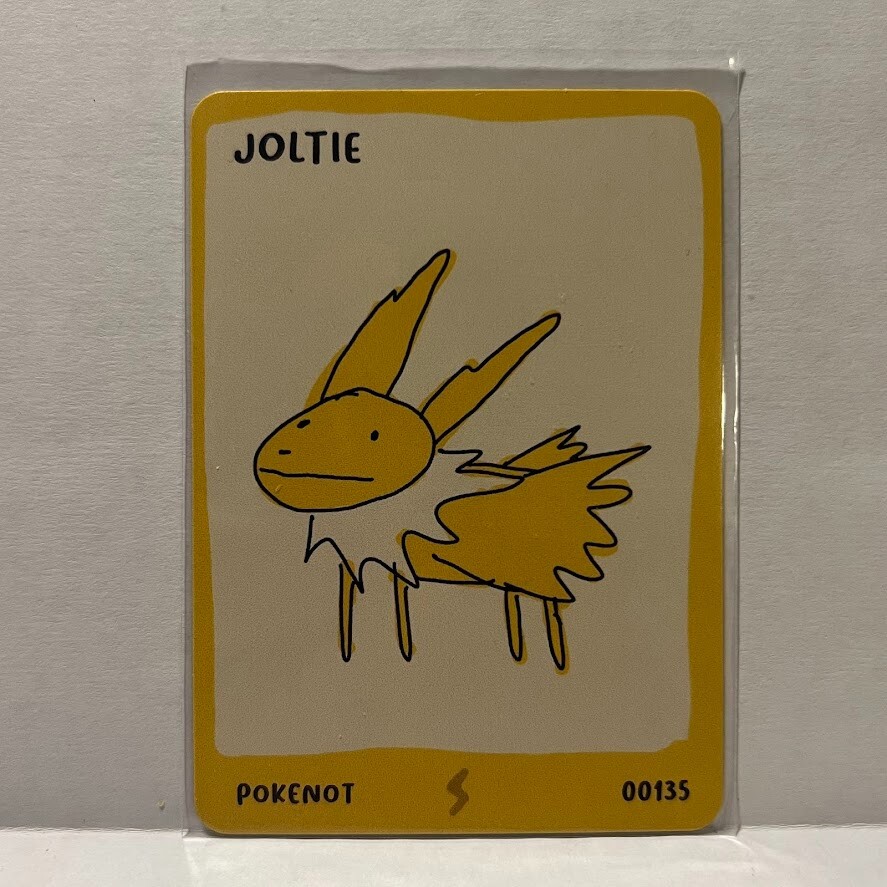 Pokenot Joltie Jolteon #135 - Dysfunctional Passholder Pokenots 151 ...