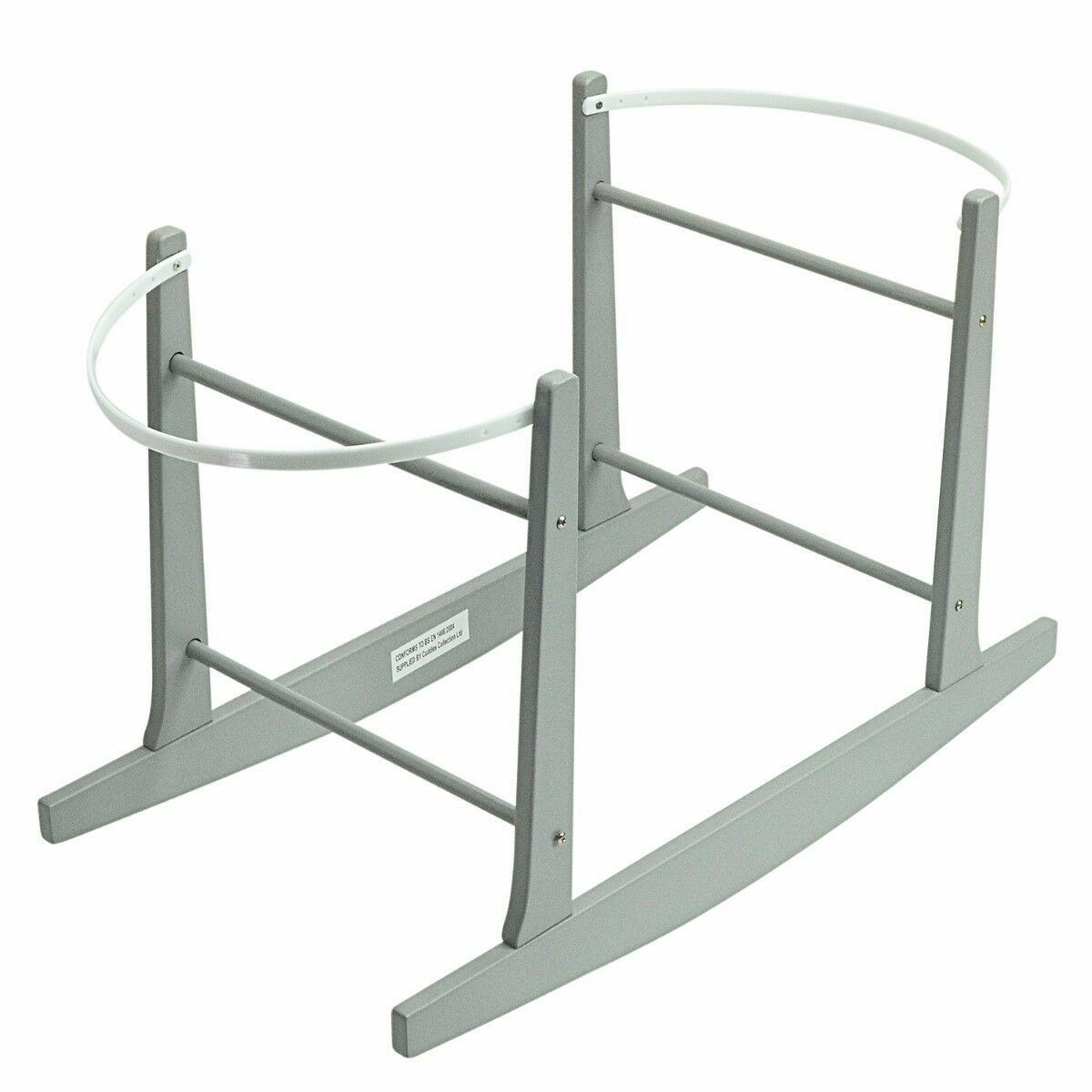Grey Rocking Moses Basket Stand 5059273691236| eBay