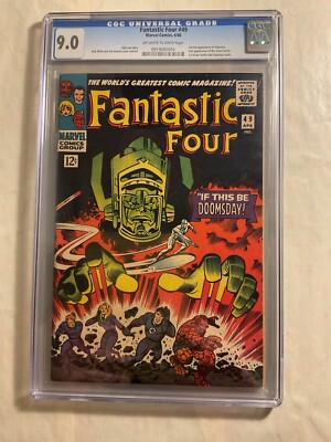 Fantastic Four #49 1st Full Appearance Of Galactus CGC 9.0 Marvel 1966 ...