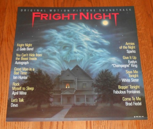 Fright Night Soundtrack Poster 2-Sided Flat Square 1985 Promo 12x12 | eBay