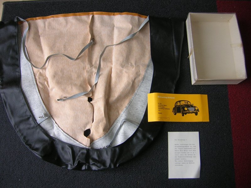 VW BRA NOS LONG HOOD VW SPLIT OVAL BEETLE BUG KDF 1200 COX KÄFER -67 ...