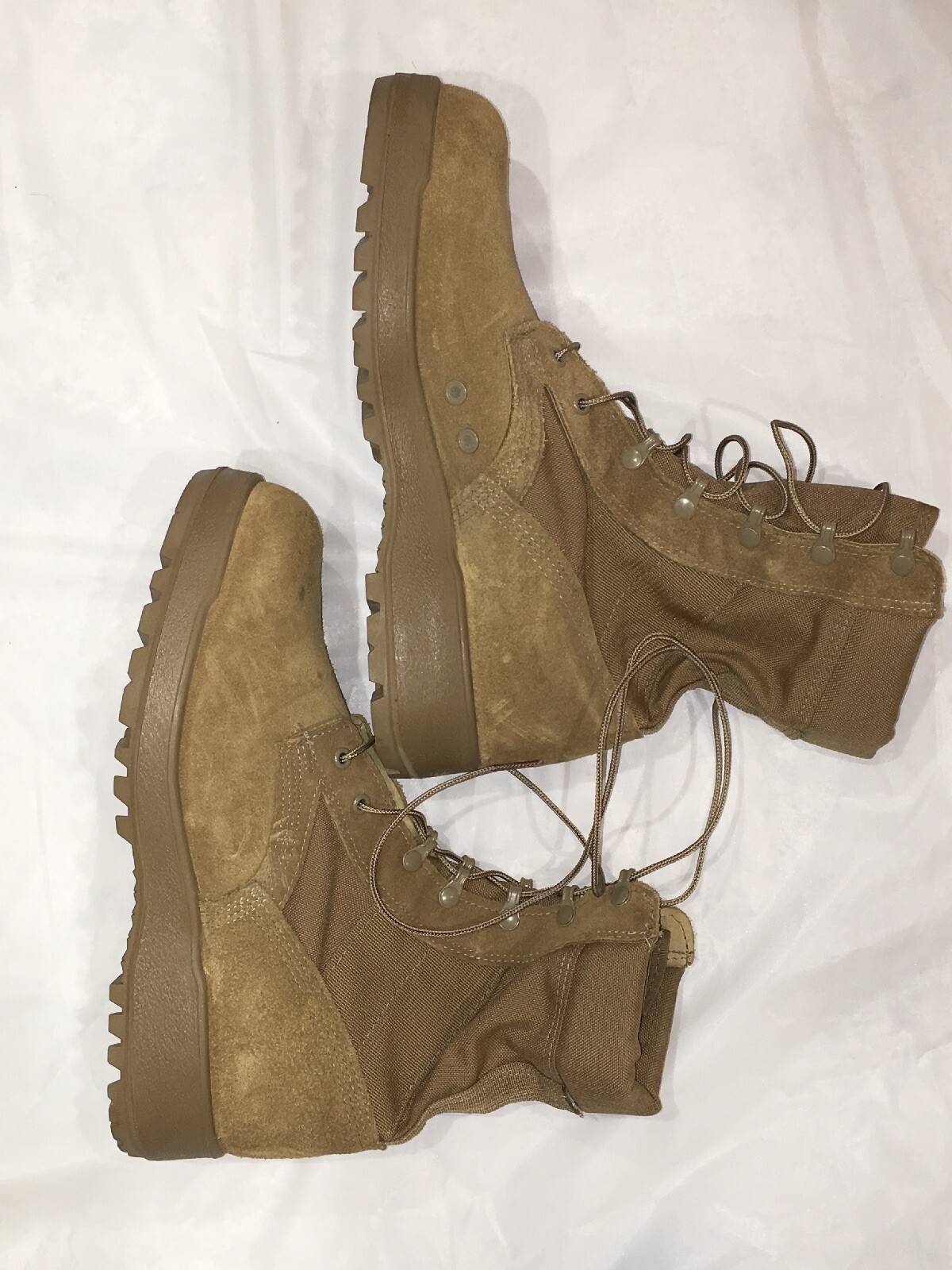 Army Combat Boots, Hot Weather (ACB-HW) Vibram Soles Coyote 11R (LN ...