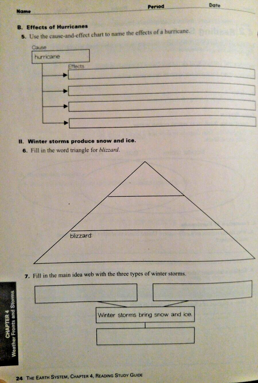 McDOUGAL LITTELL EARTH SCIENCE 6TH GRADE 6 NOTE READING STUDY GUIDE ...
