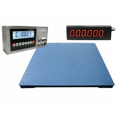5-Year Warranty 7' x 7' Heavy Duty Pallet scale 84” x 84” Floor Scale ...