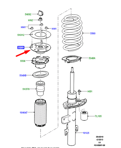 LAND ROVER FREELANDER 2 L359 Rear Shock Absorber Bracket LR085485 New ...