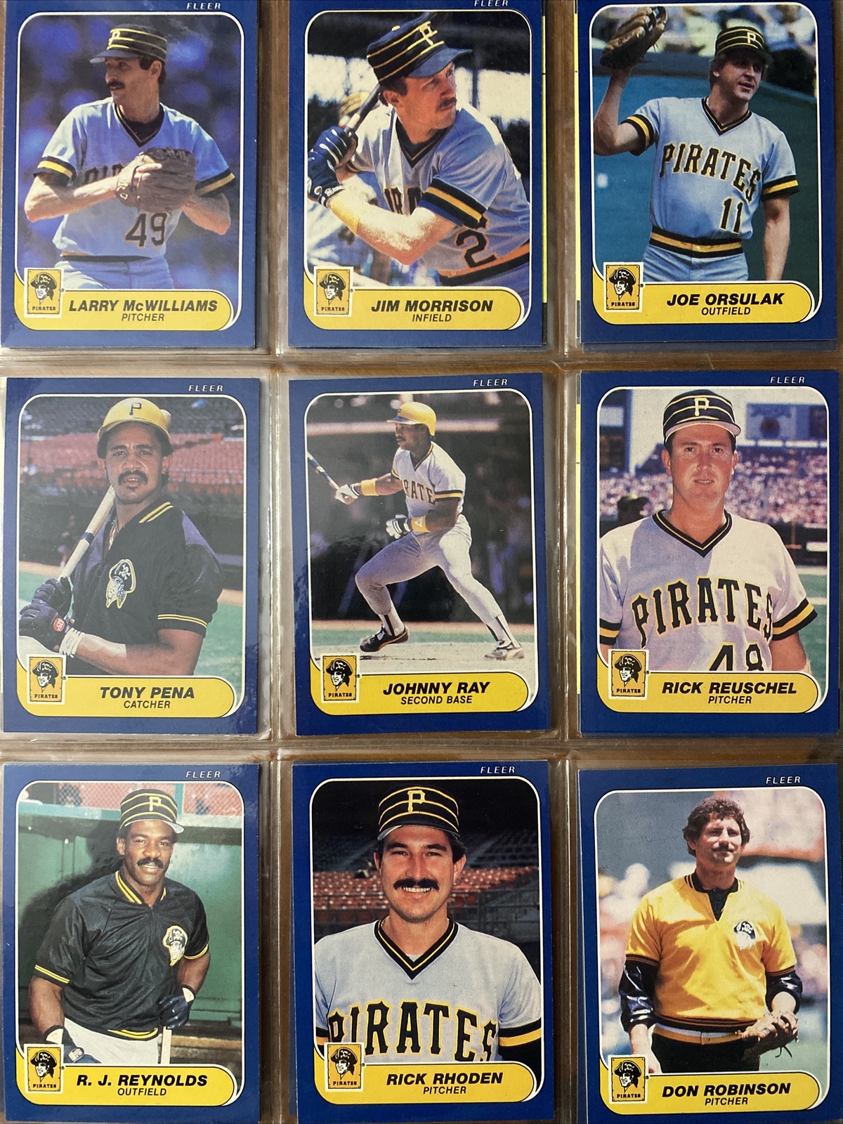 1986 FLEER Baseball Cards. Card # 441-660. You Pick to Complete Your ...