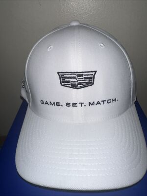 Cadillac Hat Mens Adjustable White Game Set Match US Open 2023 Tennis ...