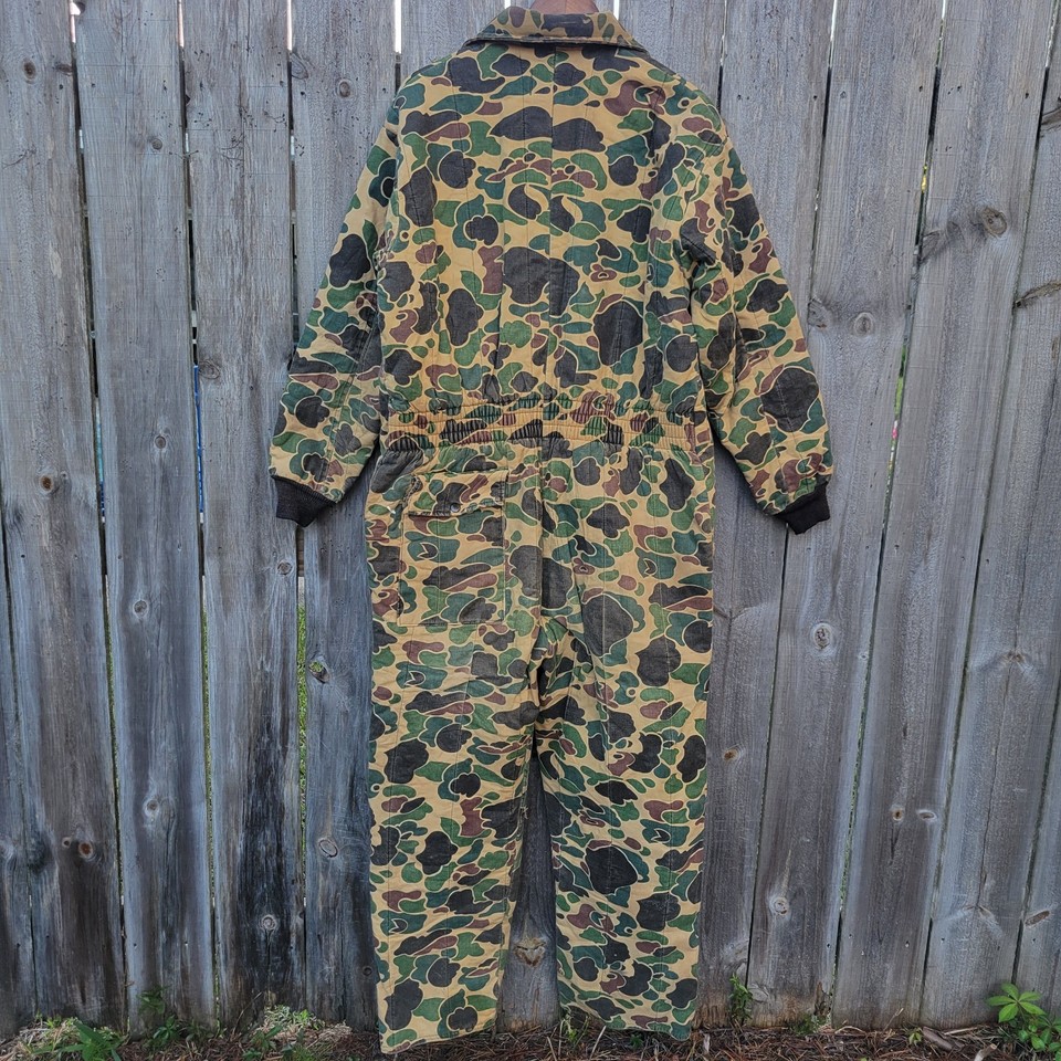 Vtg Chiller Killer SafTbak Hunting Fishing Coverall Mens Insulated ...