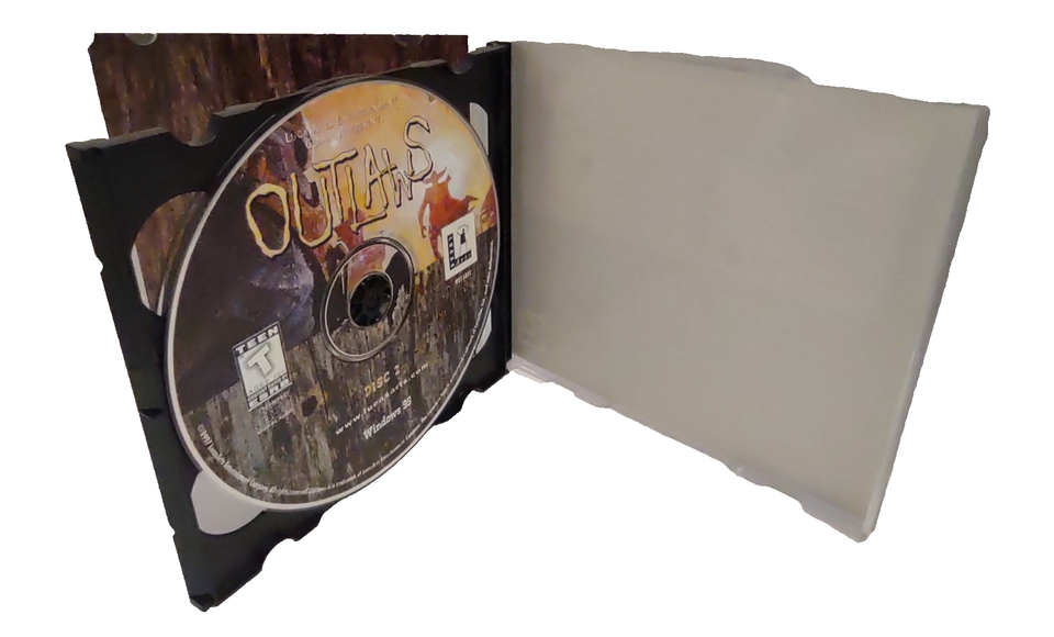 Outlaws PC CD-ROM Lucas Arts 1997 Video Game Windows 95 Discs 1 - 2 | eBay