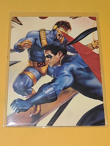 MARVEL & DC COMICS CYCLOPS NIGHTWING 1995 FLEER DC VERSUS MARVEL IMPACT ...