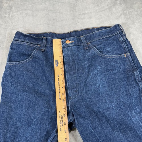 Wrangler Men’s 38 X 34 945NAV Boot Cut Regular Fit Dark Denim Blue ...