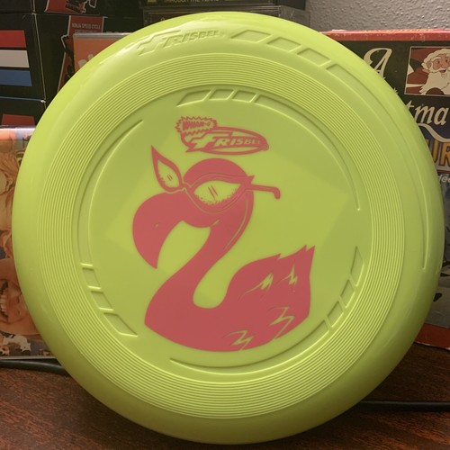 2019 Wham-O Frisbee Go Iconic Green with Dark Pink Flamingo 9" disc ...