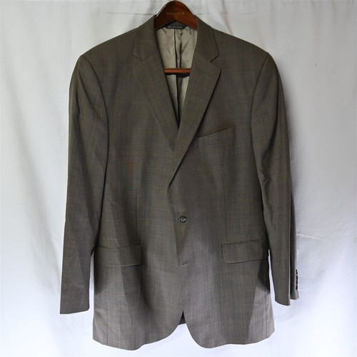 Jack Victor 44L Brown Plaid Loreto CT Wool Blazer Sport Coat Suit ...