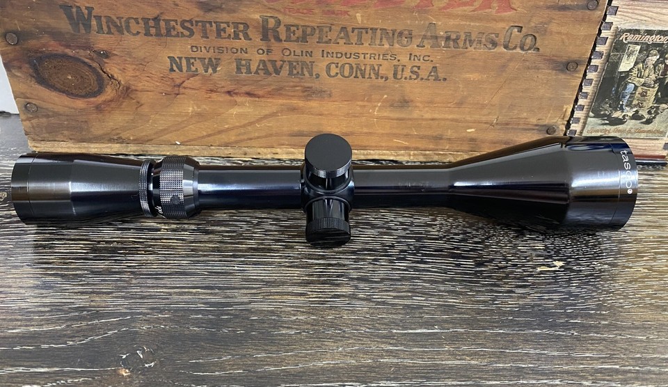 Tasco World Class Plus 24x 50mm Fixed Target Scope REAR AO Dot Reticle ...