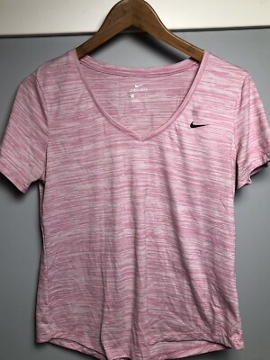 Nike Women's Pink Dry Fit Tee Shirt Size Medium | eBay