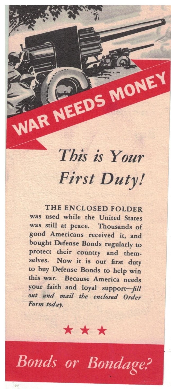 WWII USA Defense Savings Bond Ad Sheet | eBay