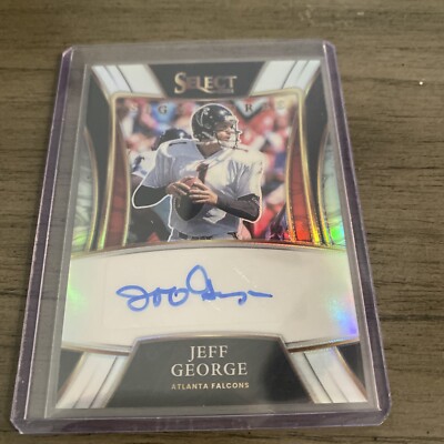2021 Select #SSP-JGE Jeff George Autograph Silver Refractor Falcons | eBay