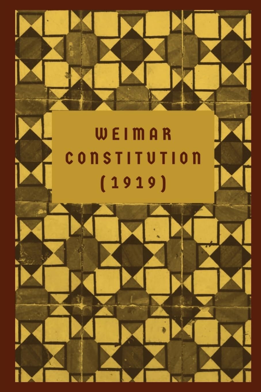 The Weimar Constitution : (1919) by German Bundestag (2023, Trade ...