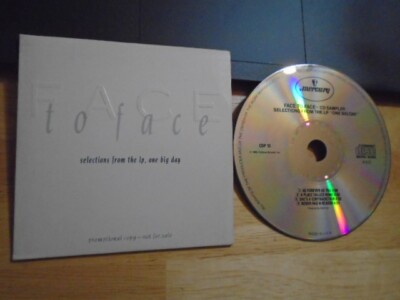 RARE PROMO Face to Face CD One Big Day sampler Boston rock Twinemen ...