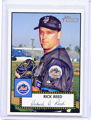 2001 TOPPS HERITAGE #379 RICK REED "SP", NEW YORK METS 022818 | eBay
