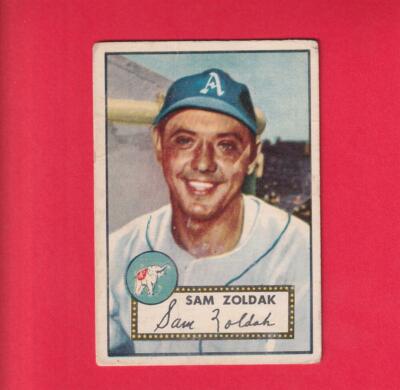 1952 Topps #231 Sam Zoldak F Fair Philadelphia Athletics Lot#20813 | eBay