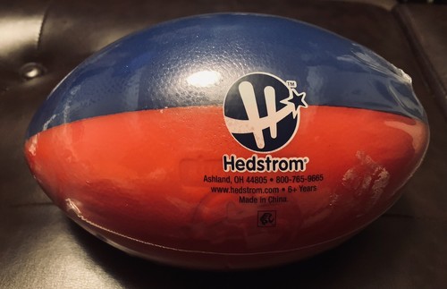 New Sealed Hedstrom Red & Blue 8.5” Foam Football | eBay