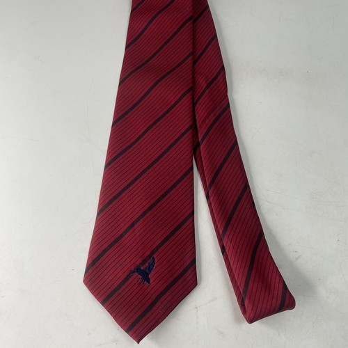 Vintage Hooam Red Blue Striped Men's Neck Tie 3.5" x 55” | eBay
