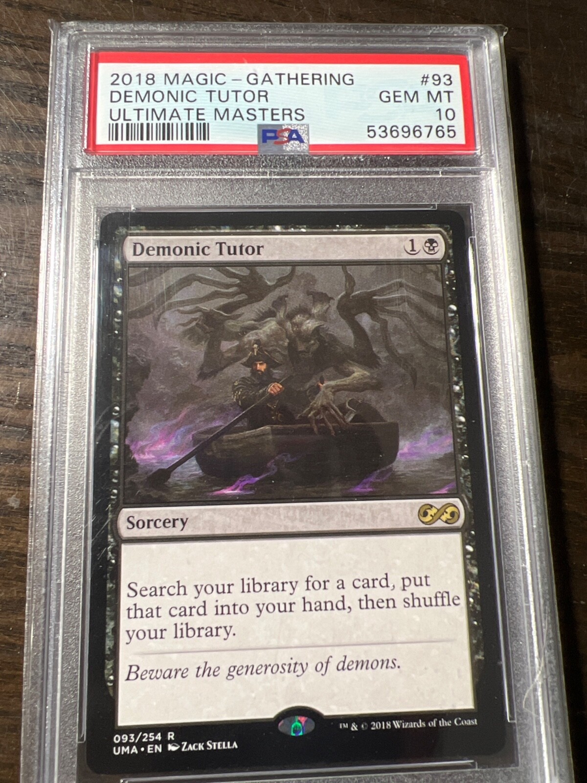 MTG Demonic Tutor Ultimate Masters 093/254 Regular Rare for sale online ...