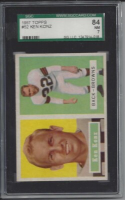 1957 Topps #52 Ken Konz - SGC 7 | eBay