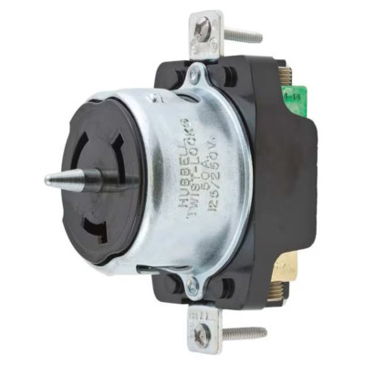 CS6369 50A Twist-Lock Receptacle 3P 4W 125/250VAC BK | eBay