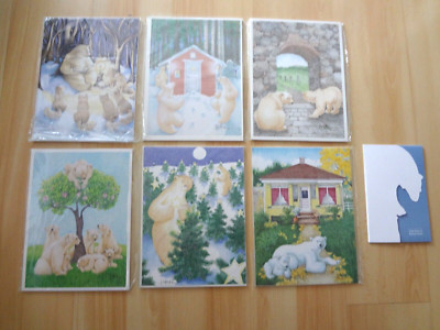 Barbara Stone Polar Bear Prints 9 x 12 Signed - Lot of 6 | eBay