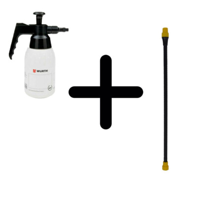 Wurth Pump Spray Bottle 1L 360 Degree Plus 30cm extension nozzle | eBay ...