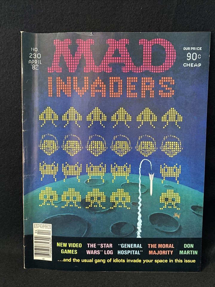 MAD Magazine No. 230 April 1982 Clean, Vintage, Carded/ Sleeved! VG/ NM ...