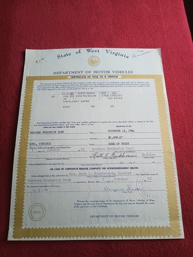 Vintage 1962 Chevy Truck Car Classic Collectible Historical Document Ephemera | eBay