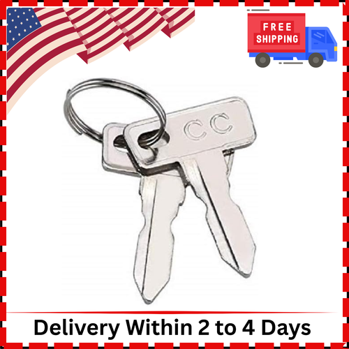 Club Car Replacement Golf Cart Keys (2 Pack) Silver | eBay