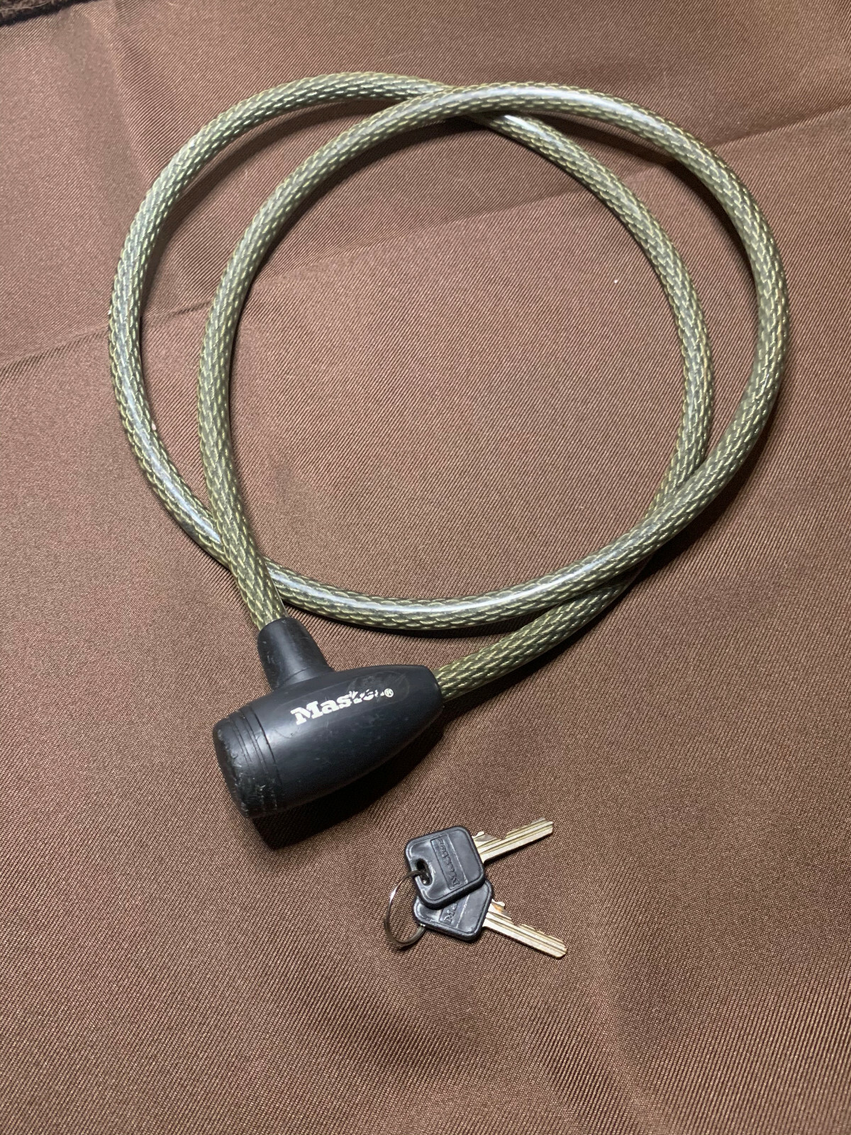 5FT Master Lock 8109D Keyed Cable Bike Lock & Schlage 3FT Braided Cable | eBay