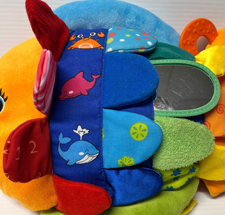 Melissa and Doug Flip Fish Plush K's Kids Baby Sensory Learning Crinkle ...