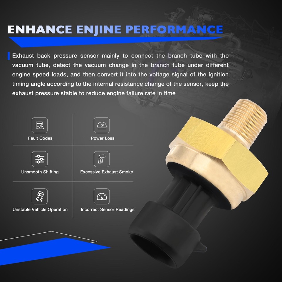 EBP Exhaust Back Pressure Tube Sensor for 94-97 Ford F250 F350 7.3L ...