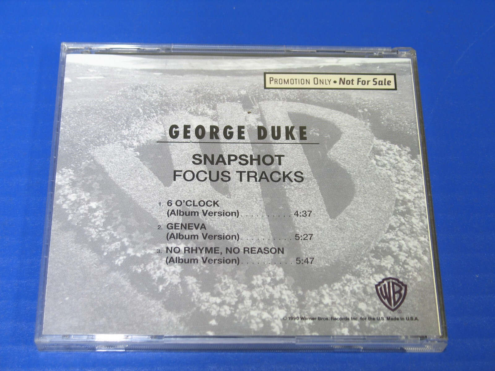 GEORGE DUKE Snapshot FOCUS TRACKS - Jazz CD RARE 3 Track Promo Only | eBay