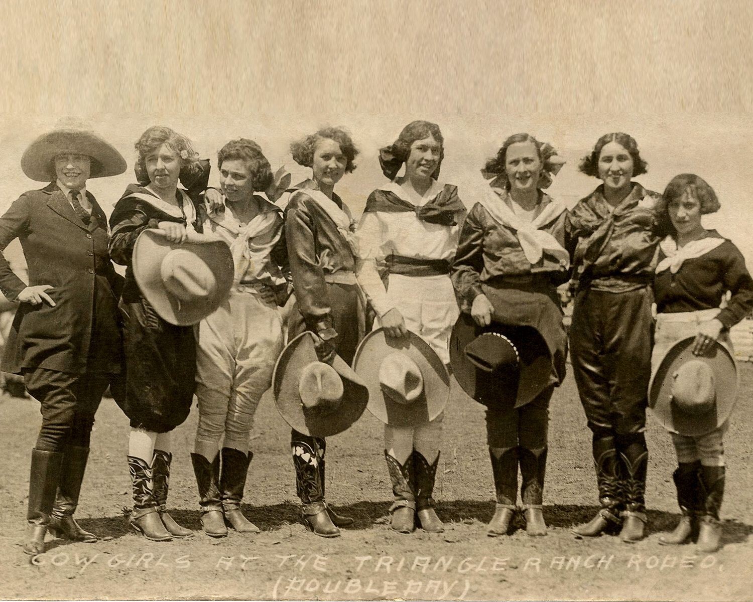 Old West 3 Cowgirls Pendleton Rodeo Vintage Old Photo 8 x 10 Reprint | eBay