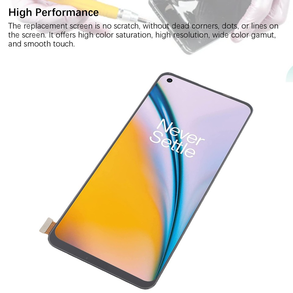 6.43 Inch Phone TFT Screen Replacement LCD Digitizer Assembly With ...