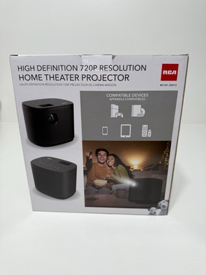 RCA 720P Home Theater Projector 120 Lms 1280 x 720 (720P) 2 x HDMI ...