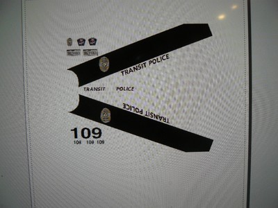 Colorado Transit Police Patrol Vehicle Decals 1:24 | eBay